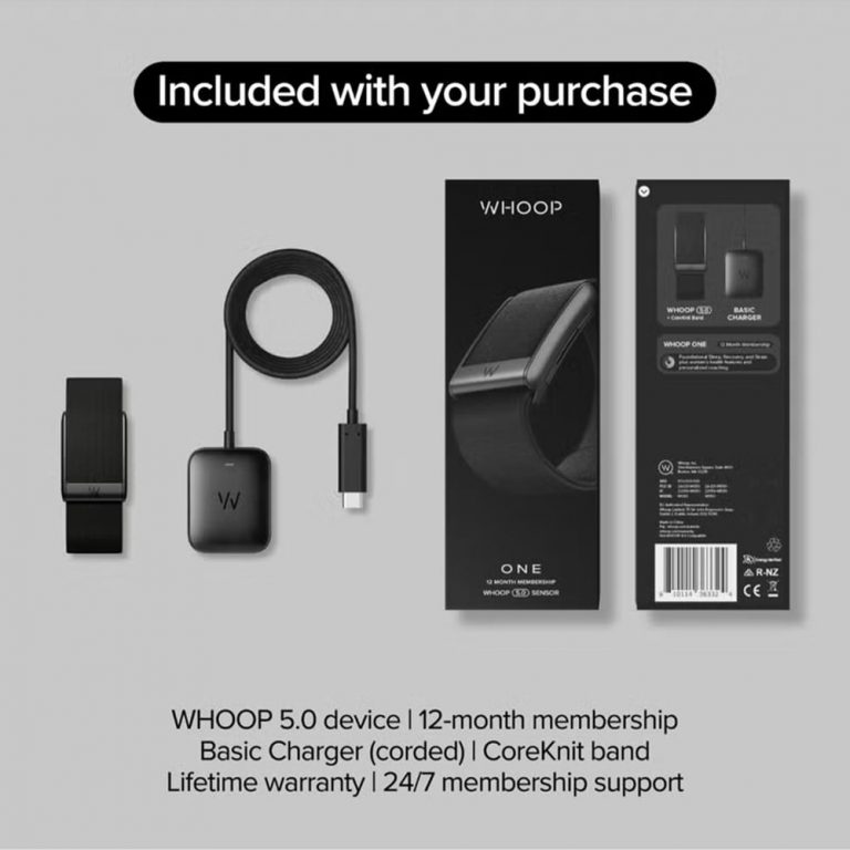 WHOOP One 5.0 Sensor Fitness Tracker – 12-Month Membership | Buy Online ...